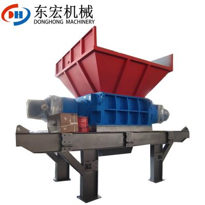 China Carbon Steel Large Tire Shredder Blade Double Shaft Scrap Metal Crusher for Domestic Waste for sale
