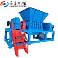 China Industrial Double Rotor Shredder 55-160kW Two Shaft Shredder for Scrap Metal Plastic Wood for sale
