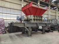 China Industrial Dual-Shaft Shredder 55-160kW for Scrap Metal Plastic Wood Tire Recycling for sale