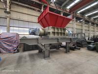 China Industrial Dual-Shaft Shredder 55-160kW for Scrap Metal Plastic Wood Tire Recycling for sale