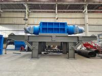 China Industrial Dual-Shaft Shredder 55-160kW for Scrap Metal Plastic Wood Tire Recycling for sale