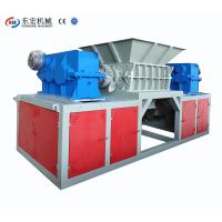 China Industrial Two Shaft Shredder 55-160kW for Wood Pallet Waste Clothes Processing for sale