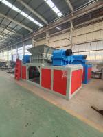 China Industrial Two Shaft Shredder 55-160kW for Wood Pallet Waste Clothes Processing for sale