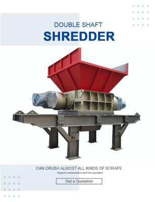 China 110kW Vertical Shaft Shredder for Shredding Scrap Furniture and Daily Necessities for sale