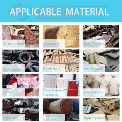 China Building Material Shops Double-Shaft Shredder Shear Quilt Crusher for Multifunctional for sale