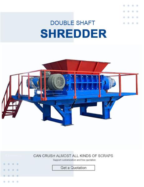 Quality Multifunctional 110kW Bicycle Car Shell Crusher Urban Solid Waste Shredder for sale