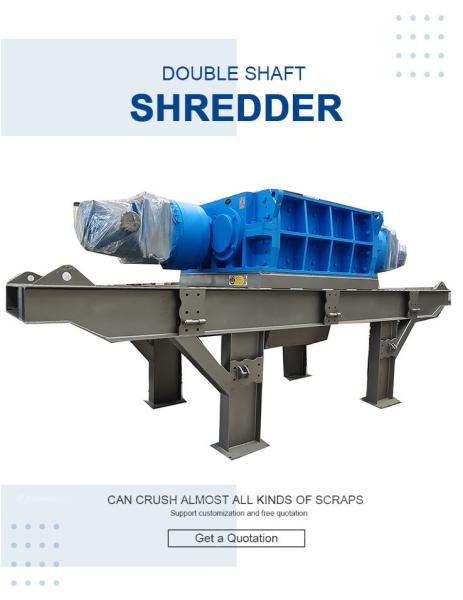Quality Multifunctional 110kW Bicycle Car Shell Crusher Urban Solid Waste Shredder for sale