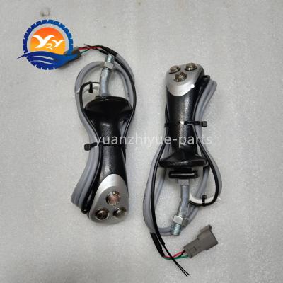 China Factory Direct Three-button Joystick Handle Rubber Operating Rod Assy Joystick for Excavator for sale