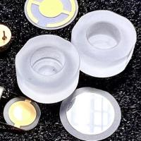 China Endcap Coated AT Quartz Blanks for Thickness Shear Mode Pressure Sensor 5000 psig for sale