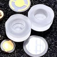 China Piezoelectric Quartz Endcap for Thickness Shear Mode Pressure Sensing AT Cut 10mm for sale