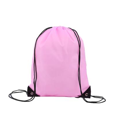 Cina Polyester Waterproof Hot Sale Color Sport Bag Promotional Drawstring Bag in vendita