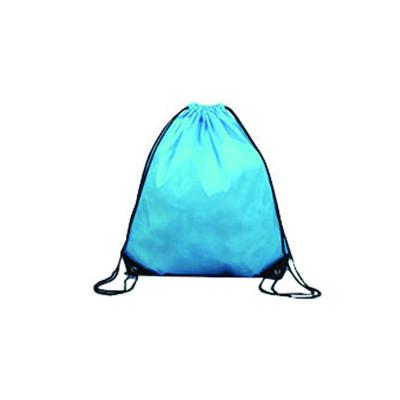 Cina Waterproof Polyester Drawstring Sports Backpack Promotional Bag Custom Polyester Drawstring Bags in vendita