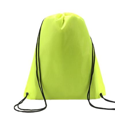Cina Waterproof Custom Promotional Sports Bags Recycled Waterproof Polyester Drawstring Bag in vendita