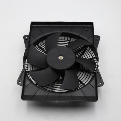 Cina Ventilatore di raffreddamento di radiatore automatico in plastica universale 12 pollici 80W/120W per auto elettrica slim 12v in vendita