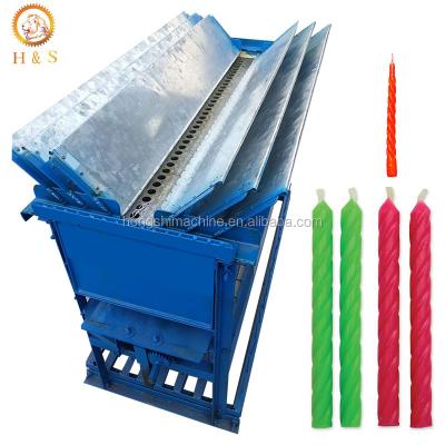 China Industrial light birthday candle production machine manual spiral wax candle making moulding machine price for sale