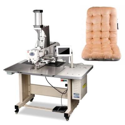 China Automatic Computerized Pillow seat cushion tacking sewing machine for sale