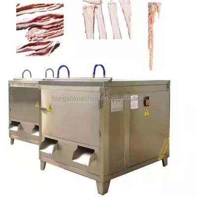 China Hot Sale Intestinal Scraping Machine / Chicken Intestine Splitting Machine / Animal Intestine Casing Scratch Machine for sale