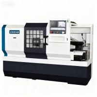 Quality 400mm Flat Bed CNC Lathe Machine 5.5kW For Mechanical Components Machining for sale