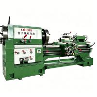 Quality Horizontal Turning Manual Metal Lathe CQ1319-1500 4 Station Turret Metric for sale