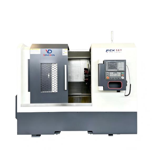 Quality SDVEDON Φ650 Swing Multi-function CNC Turning Lathe FCK56-750 Y-axis CNC Lathe 12 Station Power Turret for sale