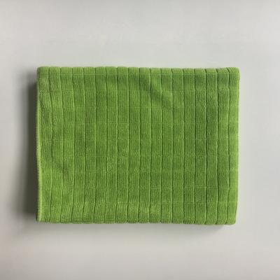 China White 100% polyester grid bathroom towel for sale