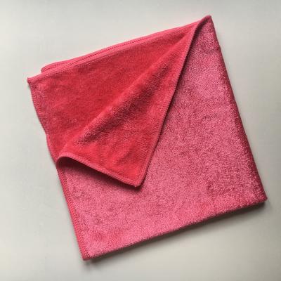 China 100% poly high quality shiny loop kitchen washing square towel for sale