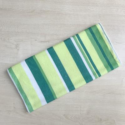 China Single size printed strip design microfiber dry water wipes OEM supplier with good quality for sale