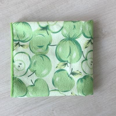 China Cute printed microfiber absorbing water kitchen useage dry wipes OEM Chinese suppiler for sale