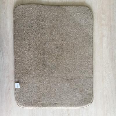 China Sinlge packed 1pc Microfiber  printeted water absorb dish mat kitchen water pad with grid patten for sale