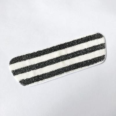 China 100% polyester absorb water flat mop  house keeping wet mop Chinese suppiler with scrape for sale