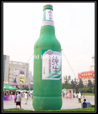 China Het waterdichte Opblaasbare Fles Opblaasbare Embleem van het Reclameproductswith Merk Te koop