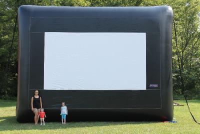 China Pvc-scherm van de geteerd zeildoek het opblaasbare openluchtfilm, douane opblaasbare reclame Te koop