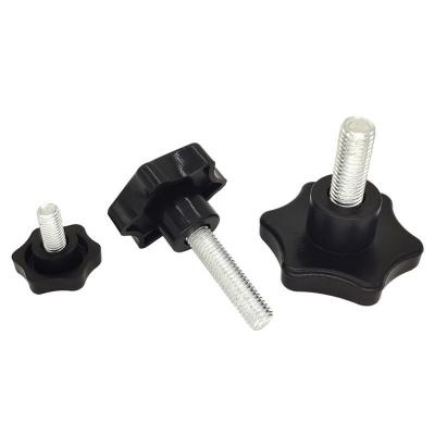 Cina Vite e dado di pollice neri di plastica di M5 M6 Rosette Thumb Screws 2mm 10mm in vendita