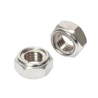 China Hot / Cold Forging Nylon Insert Lock Nut Customized DIN ISO GB AMSE BS for sale