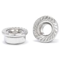 China Stainless steel Hexagonal Flange Nuts for sale