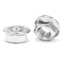 China Stainless steel Hexagonal Flange Nuts for sale