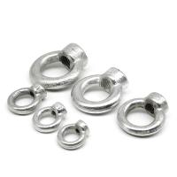 China Carbon steel  Ring Shape Lifting Eye Threaded Nut for sale