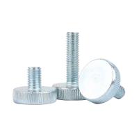 China Flat Knurled Thumb Screw M6 for sale