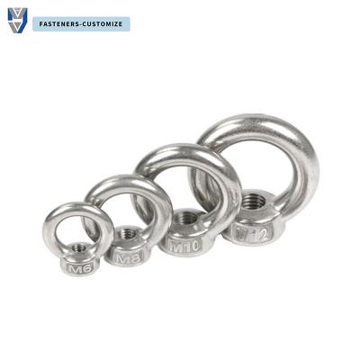 Cina Dadi di sollevamento di Marine Ring Connection Tool Custom Made dell'ansa 304 dadi della bretella di acciaio inossidabile in vendita