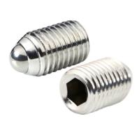 China Socket Cap Set Screws Cup Point Hex Headless Grub Screw 304 Stainless Steel Allen Knobs for sale