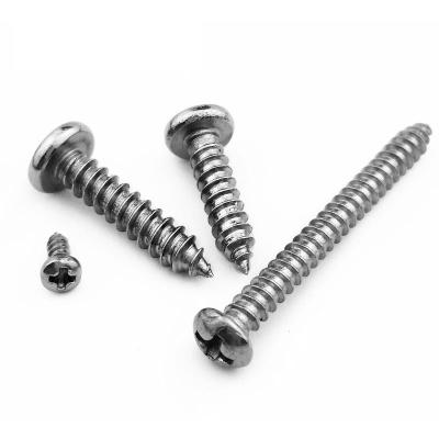 Cina Nessun acciaio inossidabile a 3,5 pollici 6 8 10 avvita 3,5 x 40 che l'incrocio ha messo Pan Head Tapping Screw in vendita