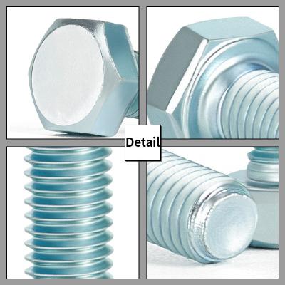 Cina Baccano galvanizzato zinco blu e bianco M4 esterno M5 M6 M8 M10 M12 M30 di 6921 di Bolt della flangia della sfortuna in vendita