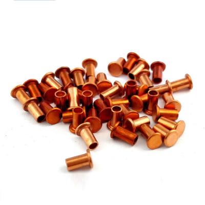 Cina 10mm 15 millimetri 8 millimetri 6 millimetri i ribattini bronzei rossi da 4 millimetri per i fermi di cuoio di acciaio inossidabile in vendita
