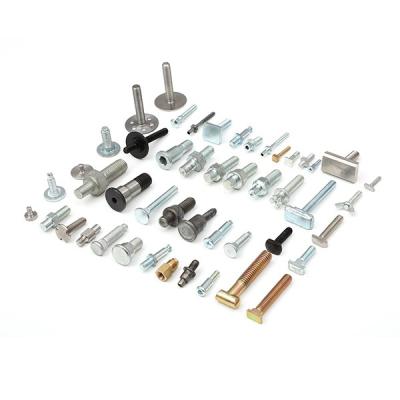 Cina Custom fastener manufacturer ,Pallet rack safety clip customised，rivets customised, nuts customised，high strength screw in vendita