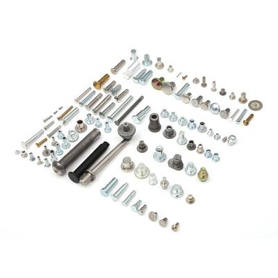 Cina Custom fastener manufacturer ,Pallet rack safety clip customised，rivets customised, nuts customised，high strength screw in vendita