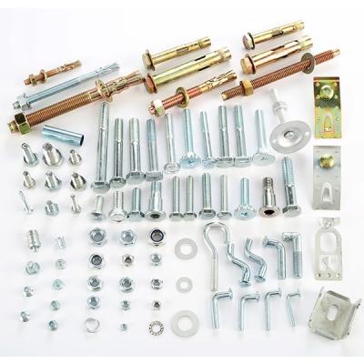 Cina Custom fastener manufacturer ,Pallet rack safety clip customised，rivets customised, nuts customised，high strength screw in vendita
