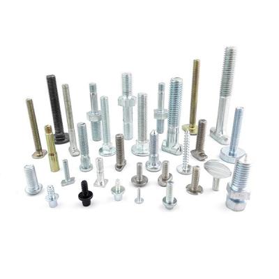 Cina Custom fastener manufacturer ,Pallet rack safety clip customised，rivets customised, nuts customised，high strength screw in vendita