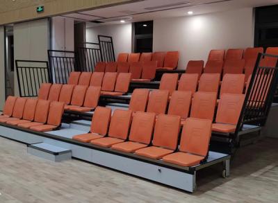 China Retractable Seating System Floor Mounted Seating With Anti-Skid Strips for sale