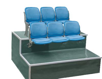 Cina i sedili molli del Bleacher del cuscino della schiuma di 500-550mm, spolverizzano ricoperto piegano le sedie dello stadio in vendita