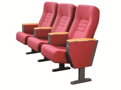 China Multi Color Music Hall Folding Auditorium Chairs With Tablet for sale